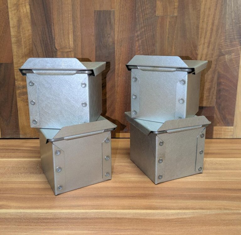 Cube Pullman Tins (80x80) (x4 Tins) | Rackmaster Limited Bakery and ...